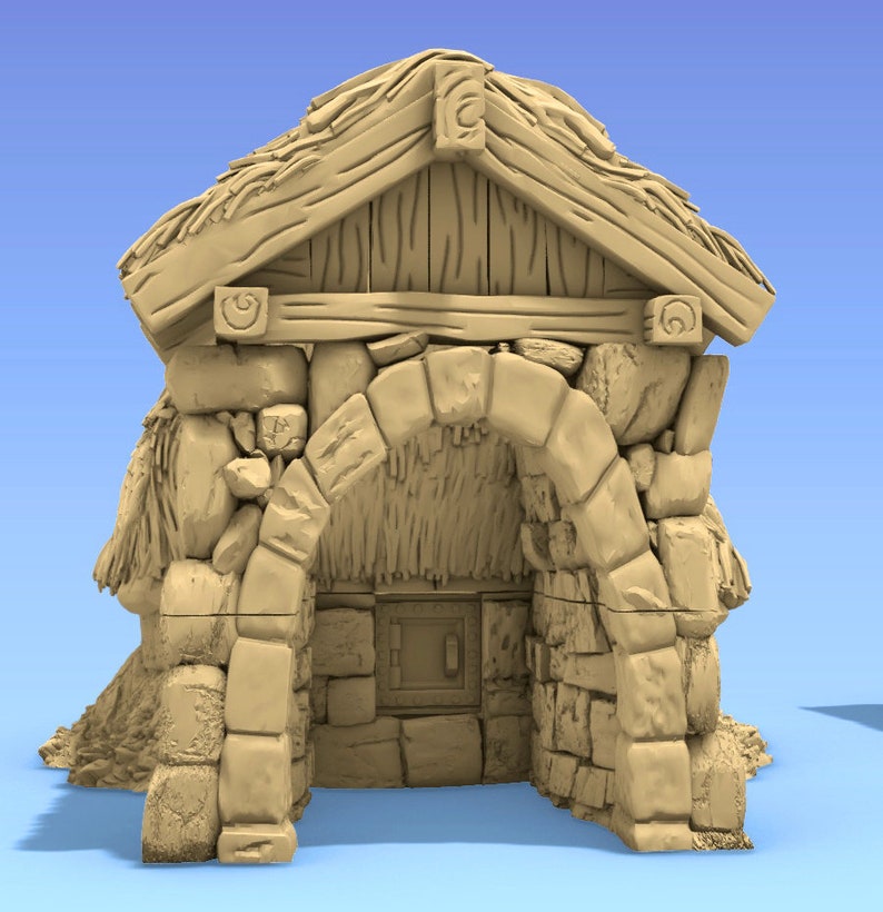 Dnd Small Ice House for Village Grocer Market Farm Tabletop Scatter ...