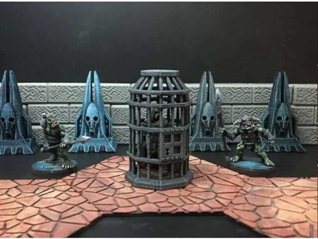Dnd Pynfold Prisoner Dungeon Captivity Cage Torture Chamber Tabletop ...