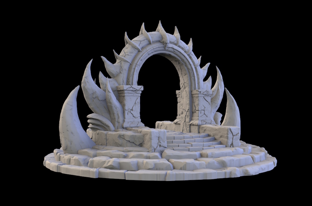 Dnd Portal Archway Dark Realm Entrance Dark Evil Lord Dominion ...