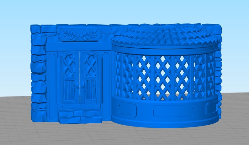 Dnd Terrace Shop Front Store Facade for Village Town Townsfolk Scatter ...