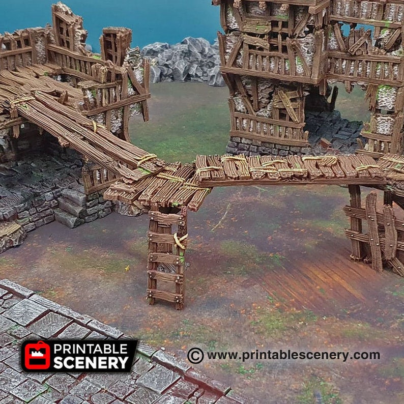 Dnd Gangways Ladders and Stairs Castle Ruins Shadow Fey - Etsy