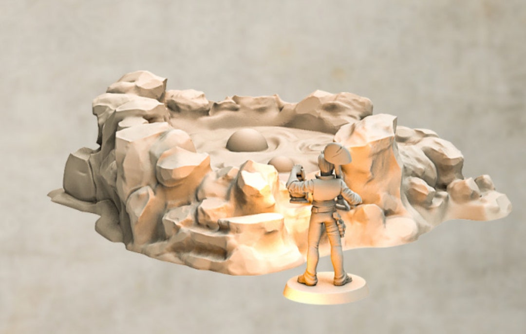 Dnd Large Lava Pool Underdark Cave Ruins 28mm Underground Cave Scatter ...