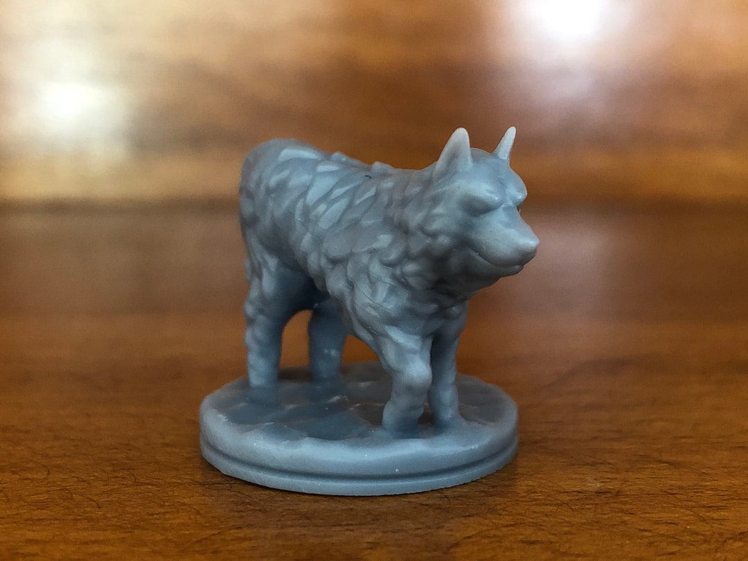 Dnd Sled Dog Husky 28mm Miniature Pet Farm Animals Wargaming Terrain ...