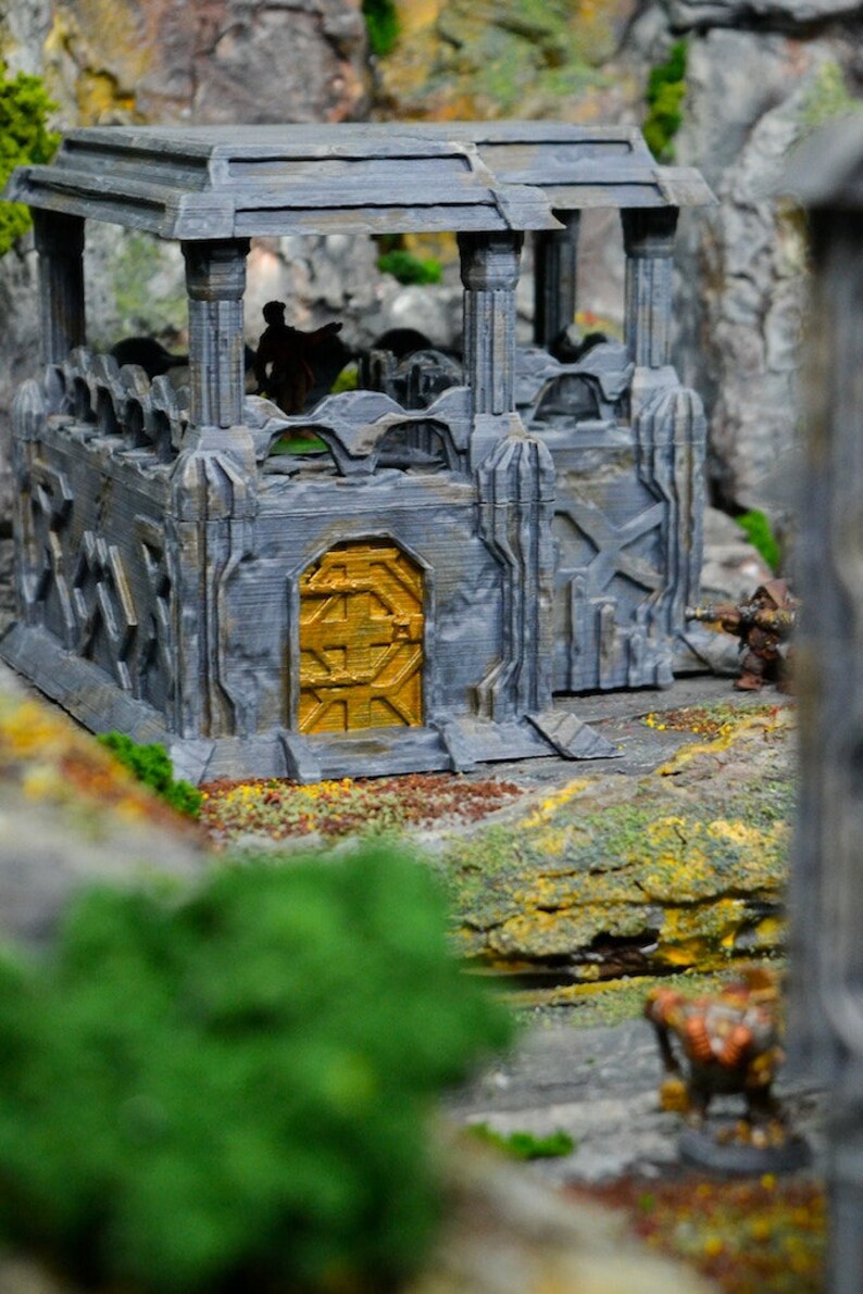 Dnd Dwarven House 5 Dwarf Home 28mm Scatter Tabletop Terrain - Etsy