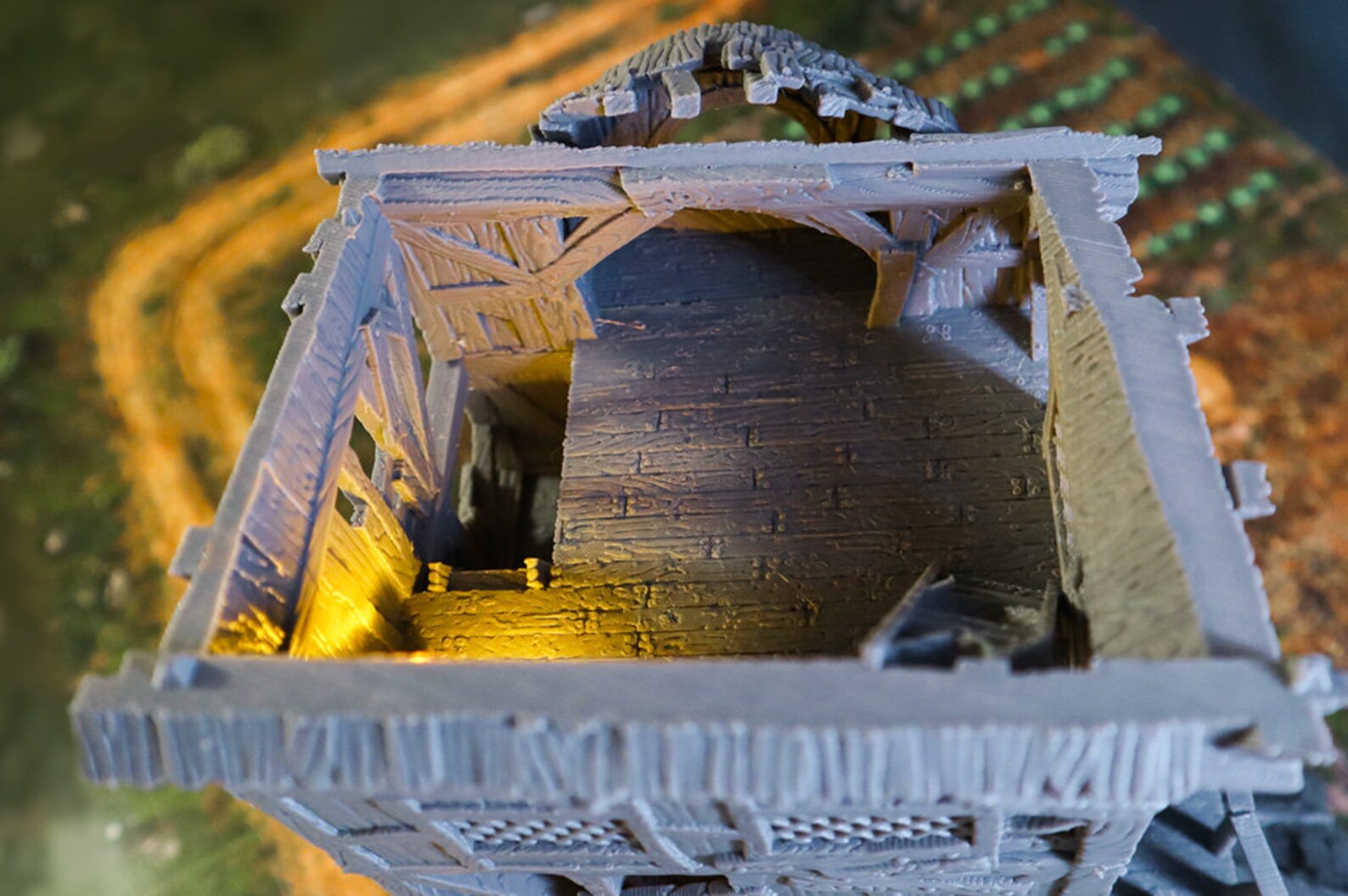 Dnd Haunted Windmill War Ruins City of Tarok Tabletop Scatter - Etsy