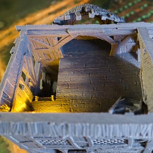 Dnd Haunted Windmill War Ruins City of Tarok Tabletop Scatter Terrain ...