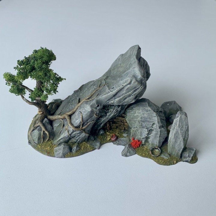 Dnd Ancient Tomb Cemetery Graveyard Tabletop Scatter Terrain - Etsy