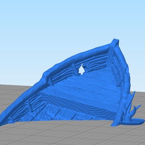 Dnd Sunken Boat Ship Wreck Swamp Tabletop Scatter Terrain Pathfinder ...