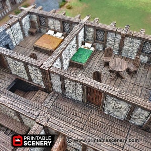 Dnd Furniture Set for Village Tavern Home Tabletop Scatter Terrain RPG ...