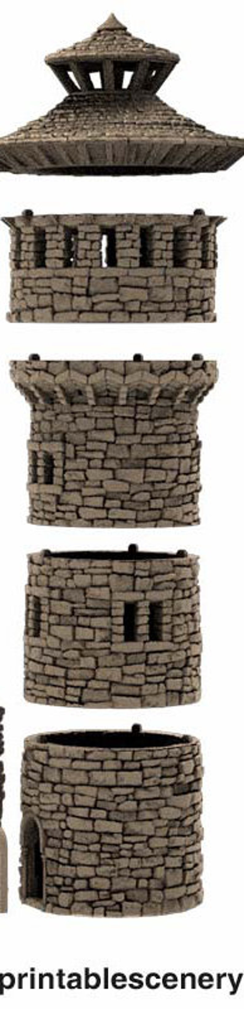 Dnd King's Round Tower Castle From King and Country - Etsy