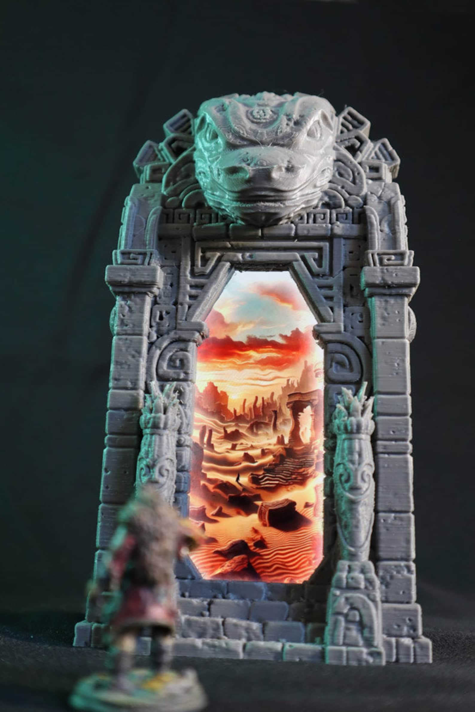 Dnd Snake God Animated Magic Portal Insert PHONE 4 Video Effects Sci-fi ...
