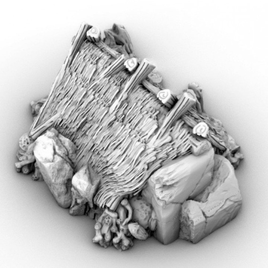 Dnd Goblin Mud Hut Swamp Shack House Village Tabletop Scatter Terrain ...