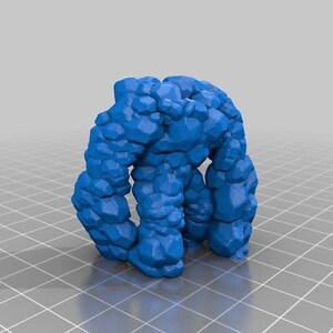 Dnd Earth Elemental Rock Creature Monster 28mm Tabletop Terrain ...