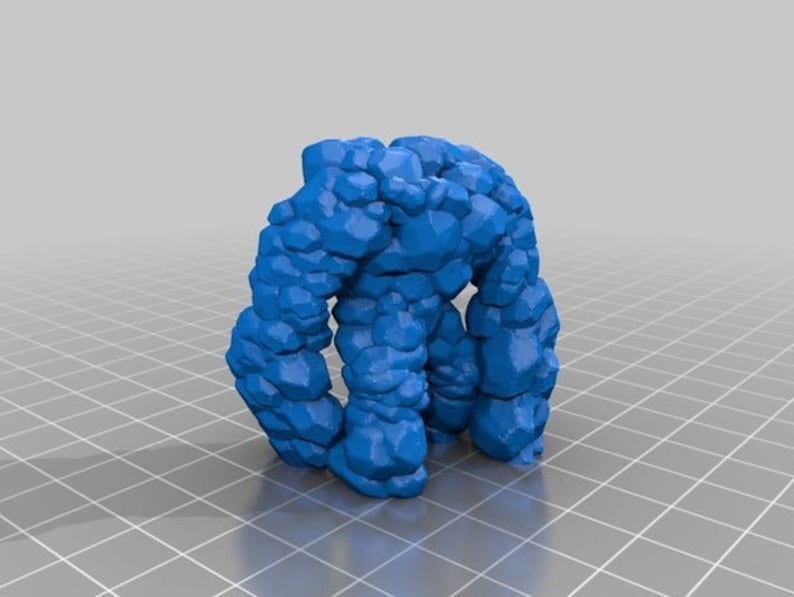 Dnd Earth Elemental Rock Creature Monster 28mm Tabletop | Etsy