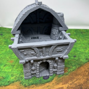 Dnd Small Cottage Home House 28mm Tabletop Miniature Village Tabletop ...