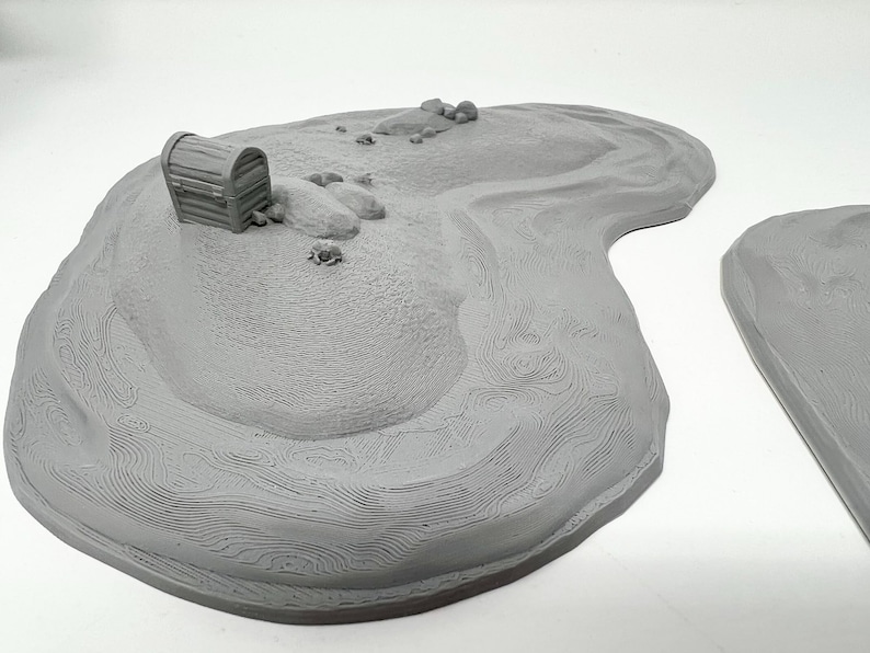 Dnd Sand Bar Beach Pirate Sea Lost at Sea Island Tabletop Scatter ...