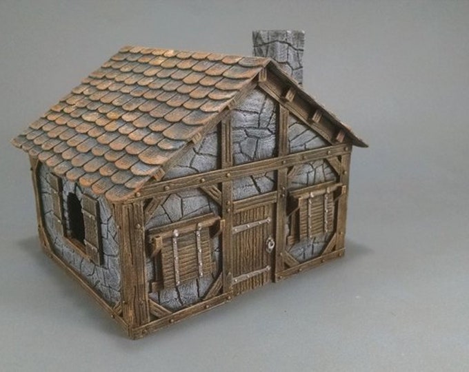 Dnd Medieval Cottage House V2 Two Story Home RPG D&D Dungeons and ...