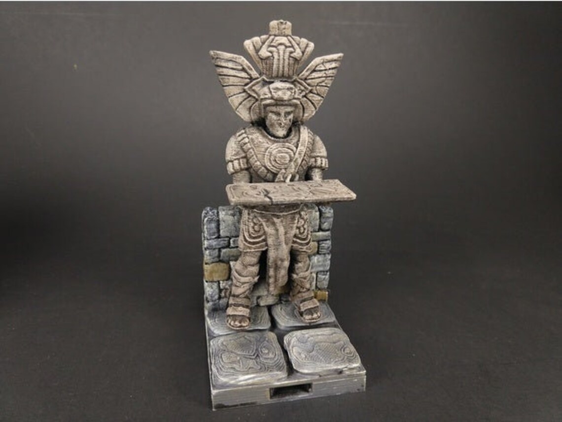 Dnd Statue With Secret Door Hidden Room Entrance Temple - Etsy