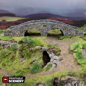 Dnd Stone Bridge From Hagglethorn Waterway Crossing Tabletop Village ...