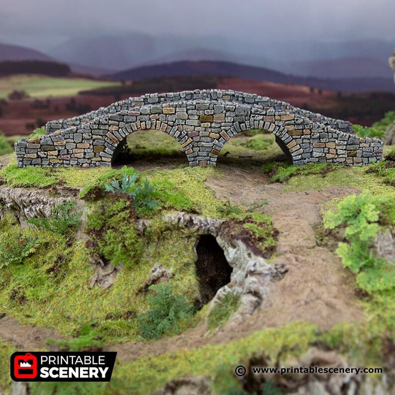 Dnd Stone Bridge From Hagglethorn Waterway Crossing Tabletop - Etsy