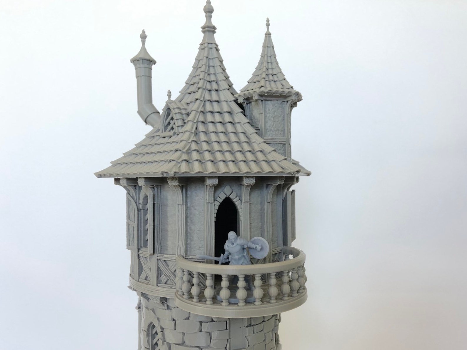 Dnd Wizard Tower Village Tabletop Scatter Terrain RPG D&D - Etsy