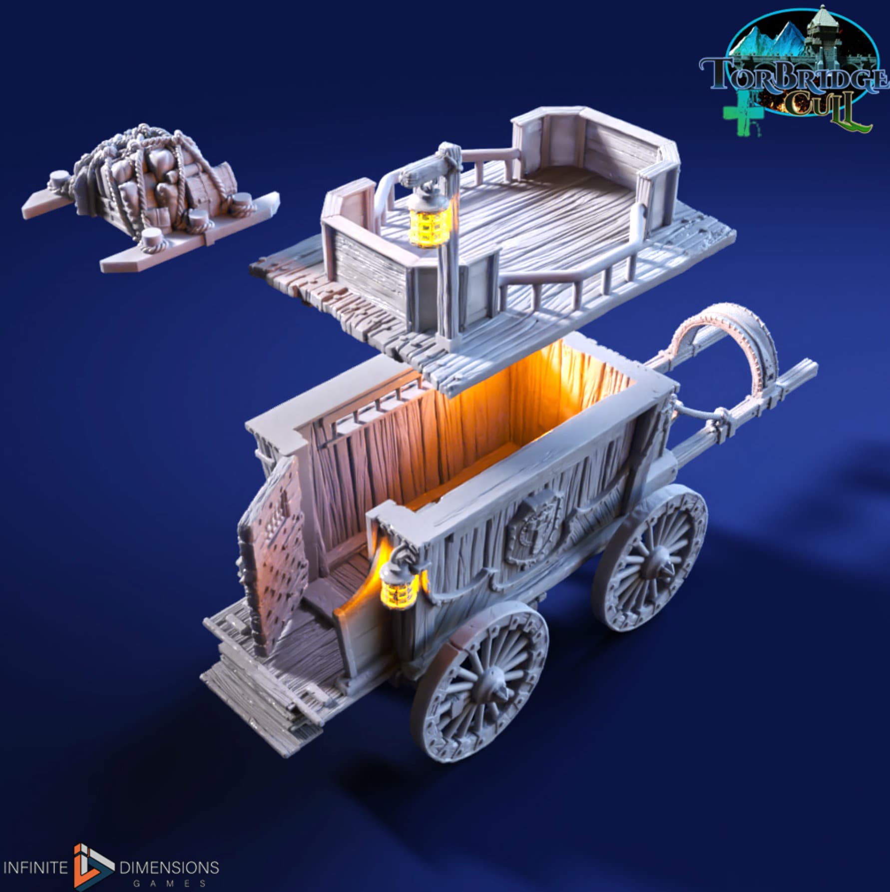 Dnd Prison Wagon Transport Prisoner Jail Cart Medieval Fort Torbridge ...