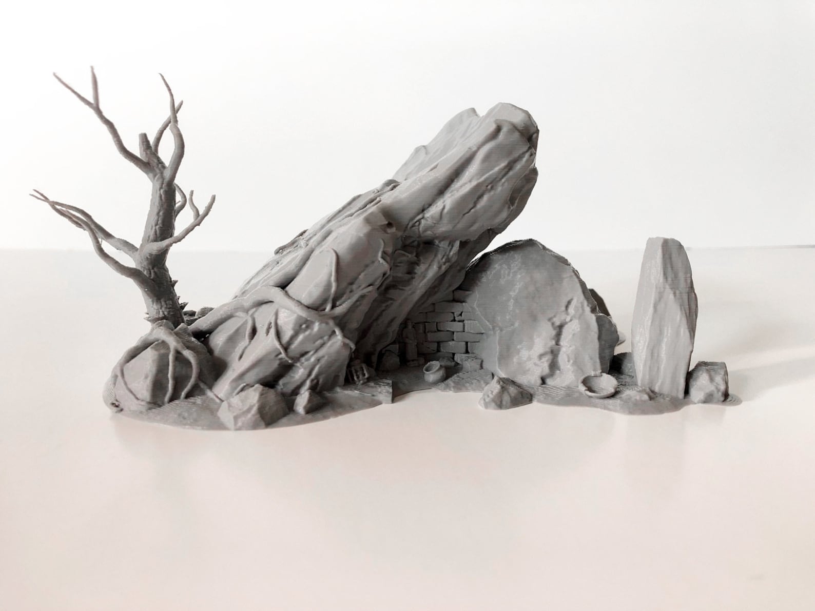Dnd Ancient Tomb Cemetery Graveyard Tabletop Scatter Terrain Miniature ...