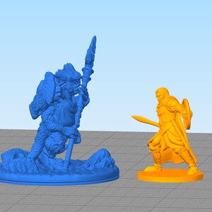 Sea King Dnd 28mm Miniature Resin Heroic Scale Figure Dungeons ...