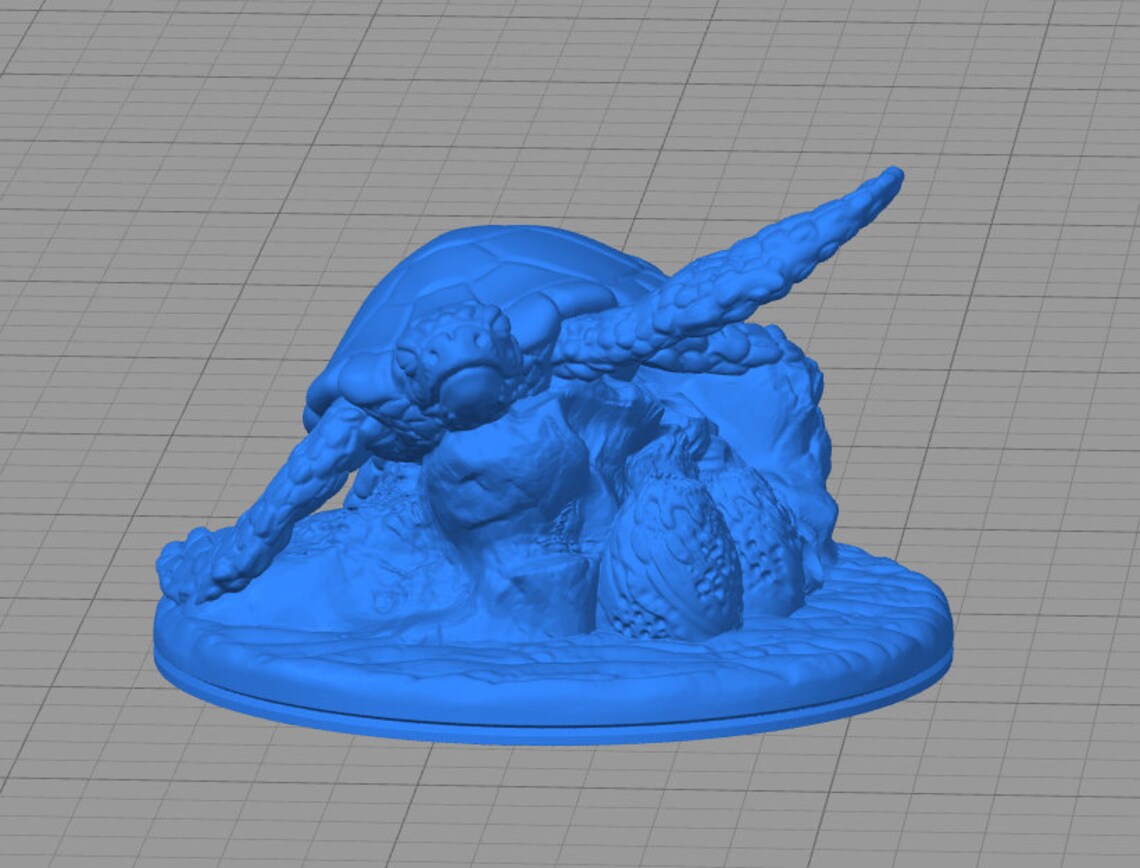 Dnd Giant Sea Turtle Marine Life Underwater Creatures Ocean - Etsy