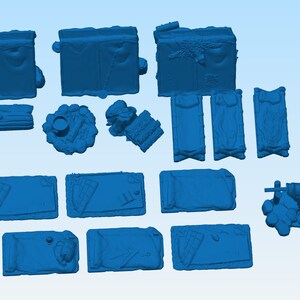 Dnd Adventurer's Camp Complete Campsite Tent Set Tabletop Scatter ...