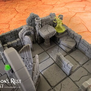 Dnd Dungeon Set Dragon's Rest Dungeon Room Layout Theme Architecture ...