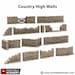 Dnd Country High Walls Set of 13 Pieces Stone Fencing Fence Castle ...