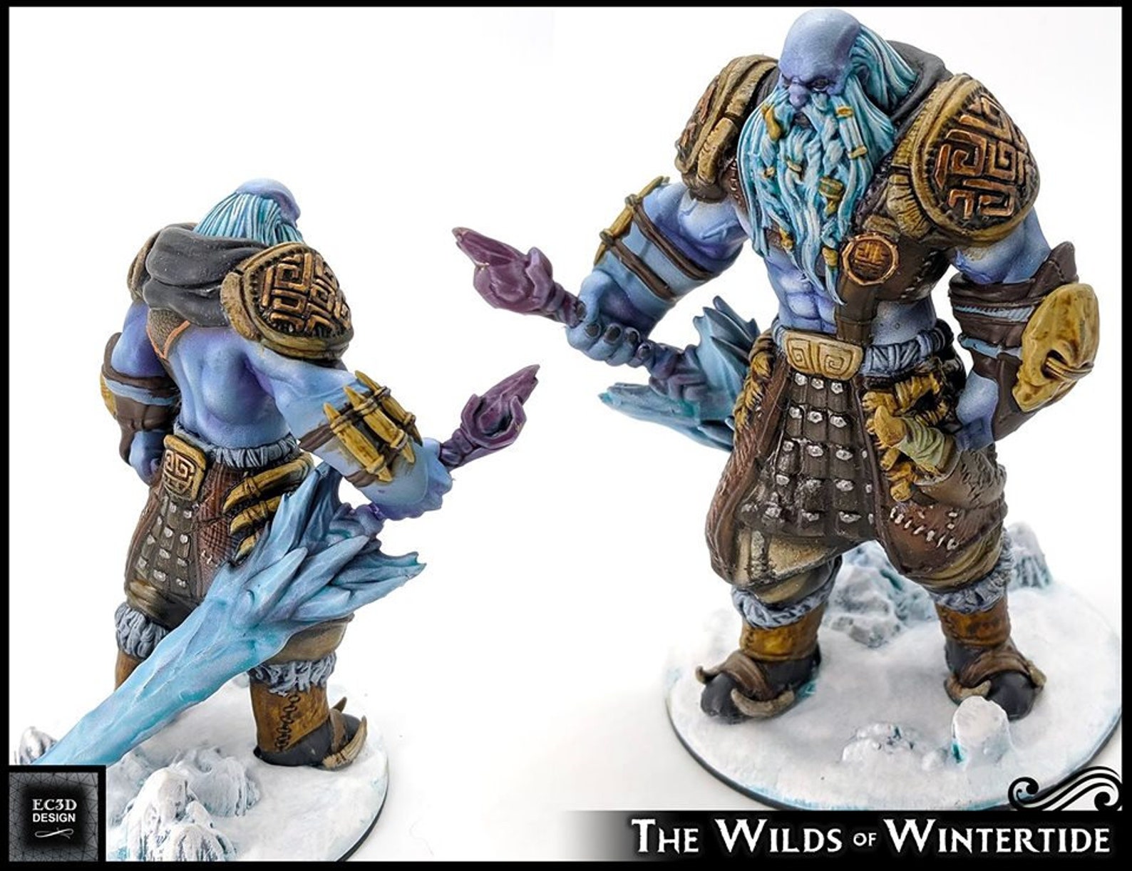 Dnd Frost Giant Male Frost Titan Nordic Winter Creature Arctic Ice ...
