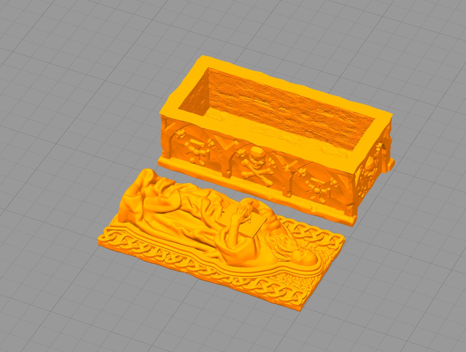 Dnd Wizard Sarcophagus Burial Tomb Rampage Fantasy Tabletop Scatter ...