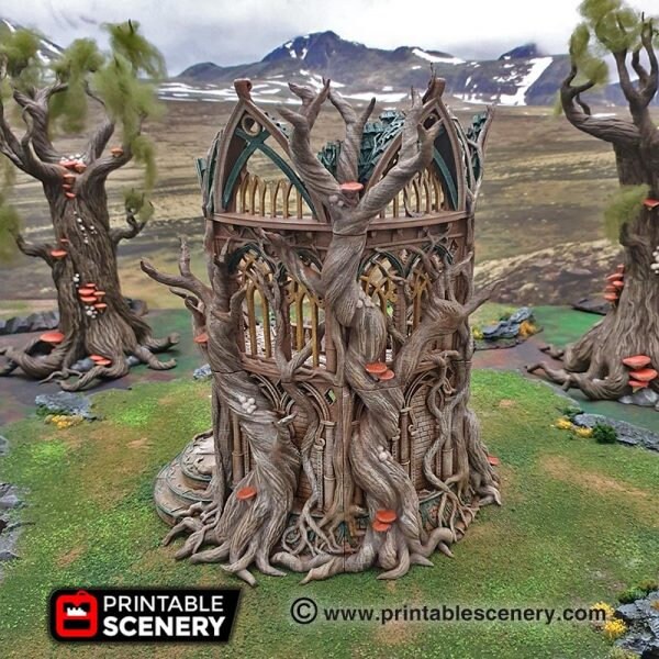 Dnd Elven Lost Library of Ithillia Ruins Tabletop Fantasy - Etsy