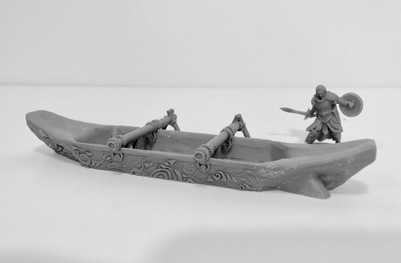 Dnd Dugout Outrigger Canoe Boat Primitive Sea Vessel Watercraft ...