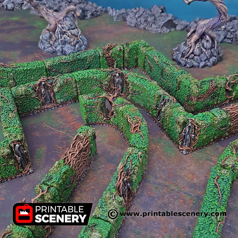 Dnd Hedge Maze for Castle Trap and More Tabletop Scatter | Etsy