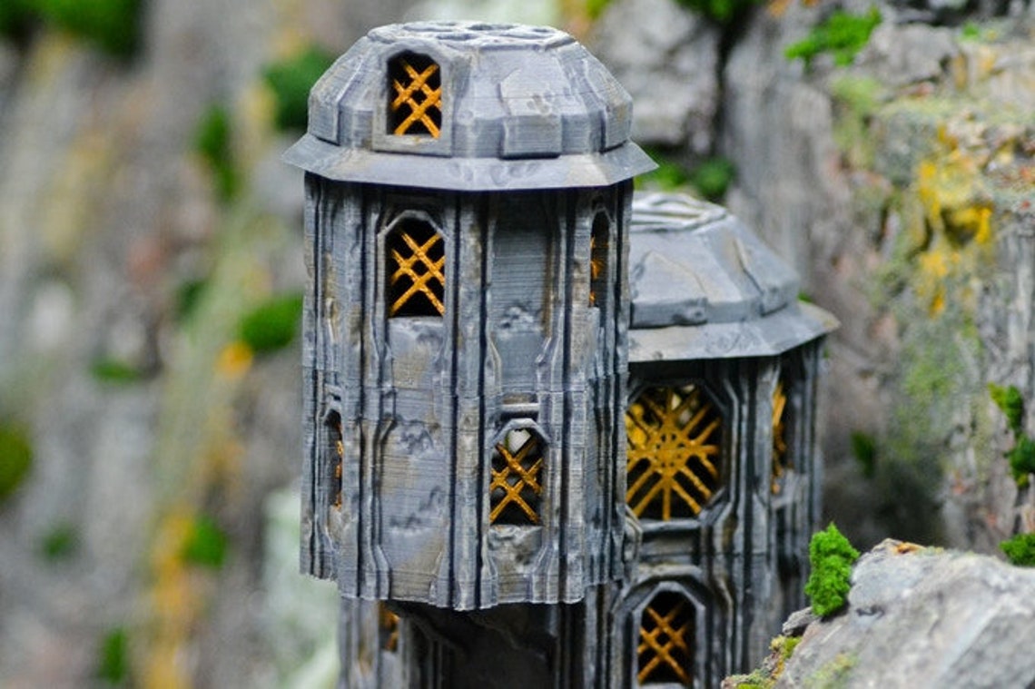 Dnd Dwarven House With Tower Dwarf Design City Buildings Tabletop ...