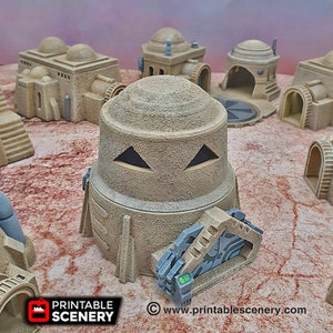 Dnd Sci-fi Watchtower Watch Tower Future Alien Spaceship Star Wars ...