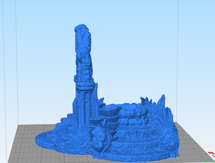 Dnd Merfolk Hall Entrance Atlantis Underwater Grotto Mermaid City ...