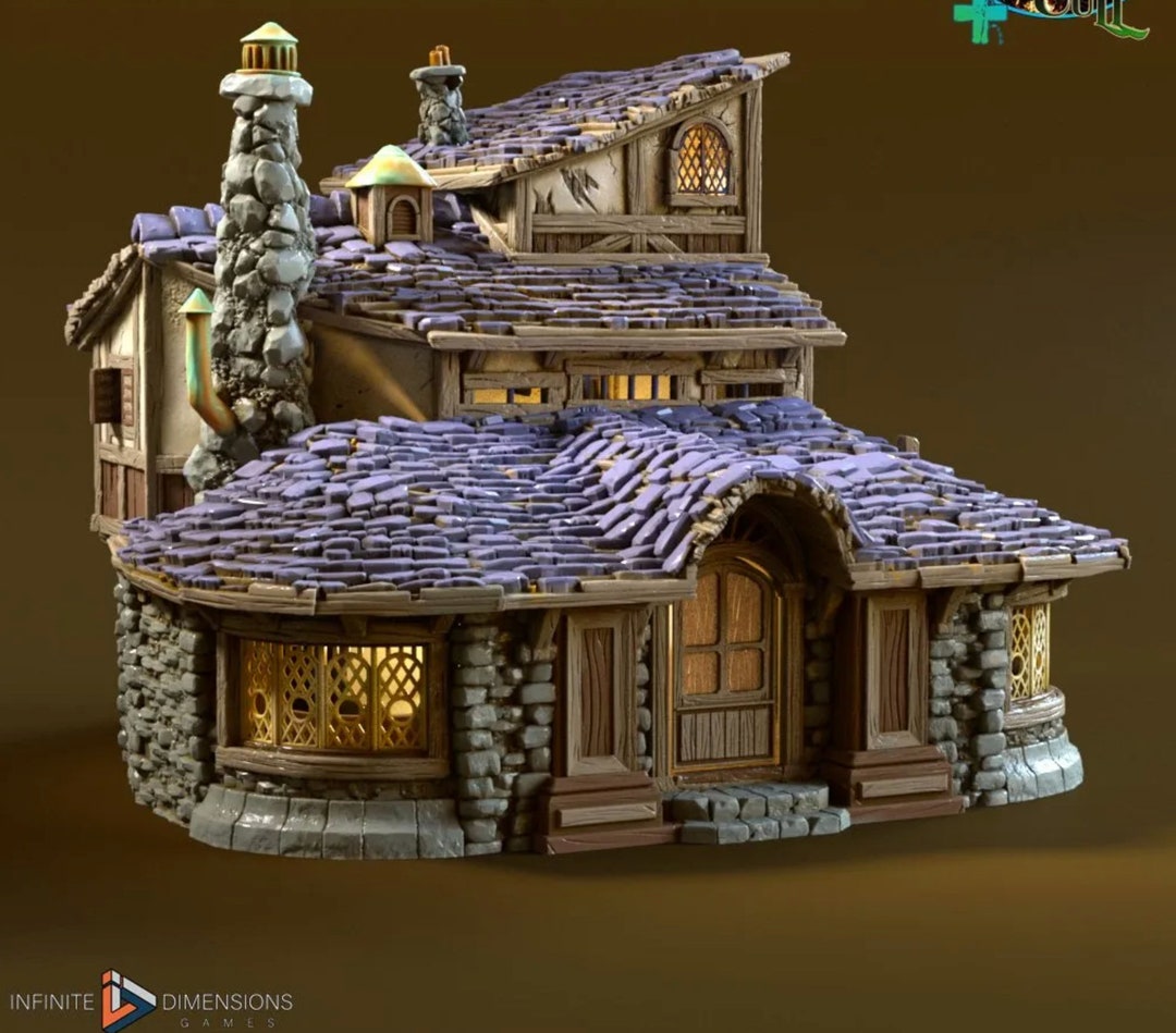 Dnd Pilgrim's Bakery Village Shop Medieval Market Marketplace Tabletop ...