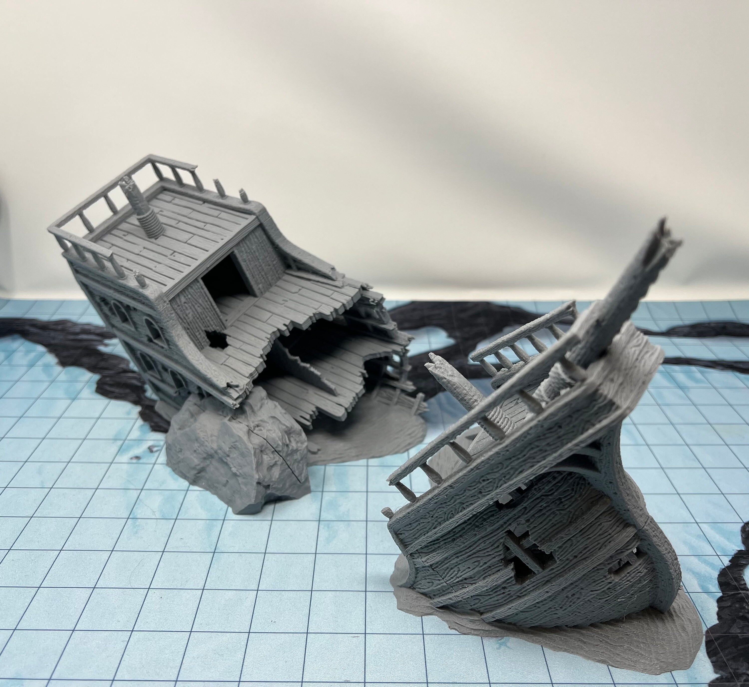 Dnd Shipwreck Ship Wreck Ruins Pirate Seaport War Battle Ruins Tabletop ...