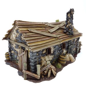 Dnd Slum Shack Version A Village Shack Medieval Beggar's Hut Tabletop ...