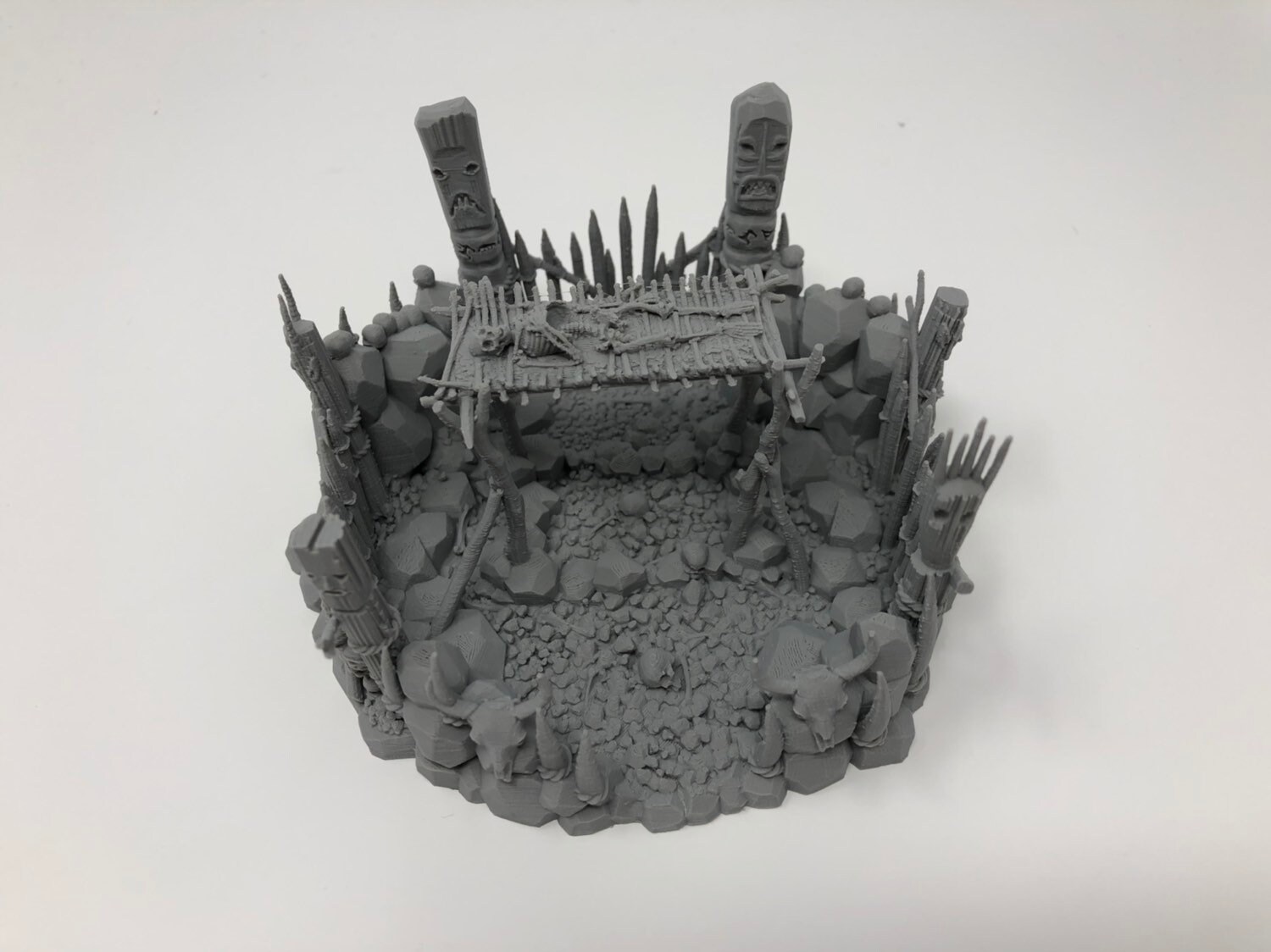 Dnd Burial Platform Jungle Tribal Lost Tribes Tabletop Scatter Terrain ...