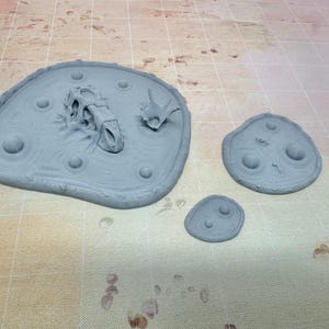 Dnd Tar Pits Set Sink Holes Quicksand Swamp Lizard Men Tabletop Scatter ...