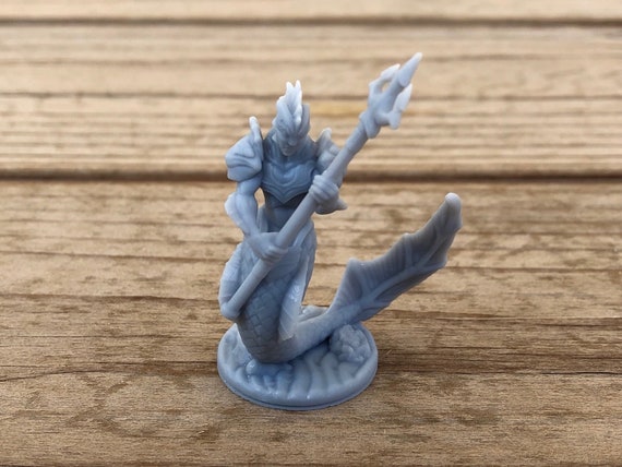 Dnd Merfolk Male B 28mm Miniature Resin RPG Warhammer D&D | Etsy