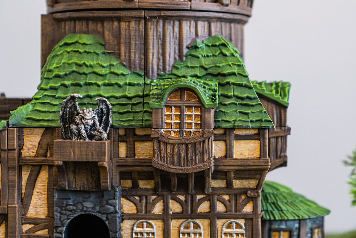 Dnd Townhall Town Hall Community Meeting House Gnome Druid Fantasy ...