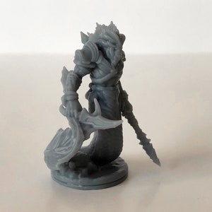 Dnd Merrow RESIN Atlantic Warrior Guard Merfolk Merman | Wargaming ...