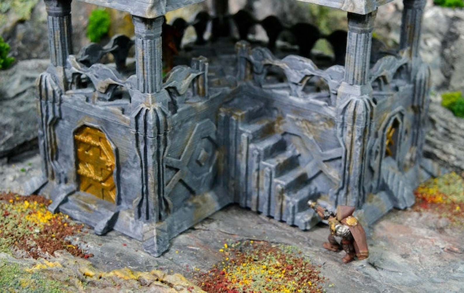 Dnd Dwarven House 5 Dwarf Home 28mm Scatter Tabletop Terrain - Etsy