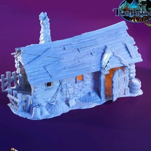 Dnd Slum Shack Version A Village Shack Medieval Beggar's Hut Tabletop ...